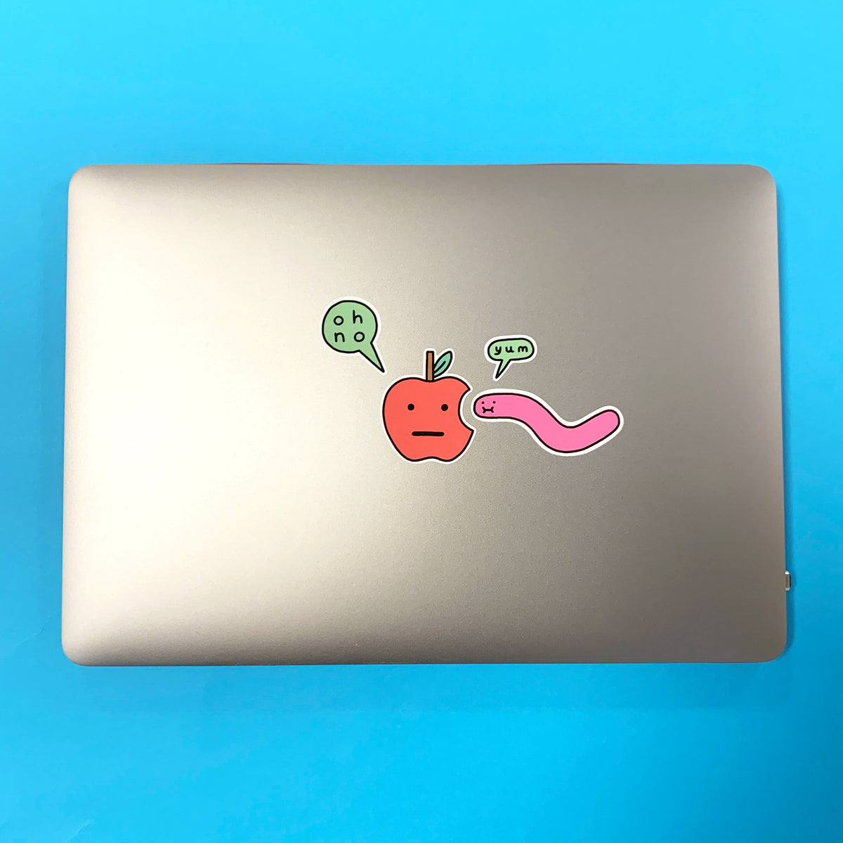 'APPLE LAPTOP' STICKER SHEET – The Oh No Shop
