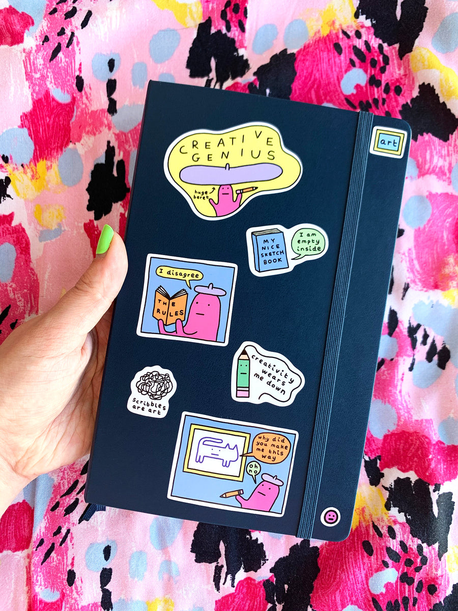 A5 'ART' STICKER SHEET – The Oh No Shop